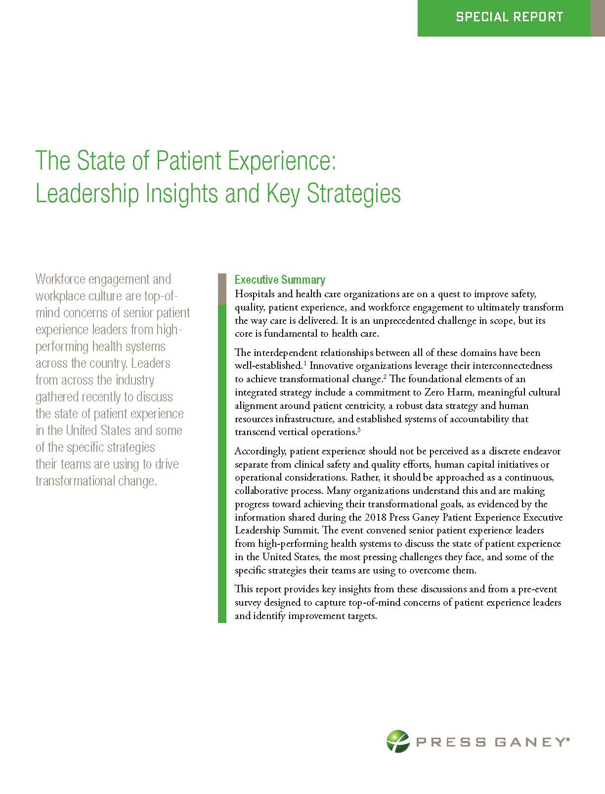 The State of Patient Experience - Insights and Key Strategies